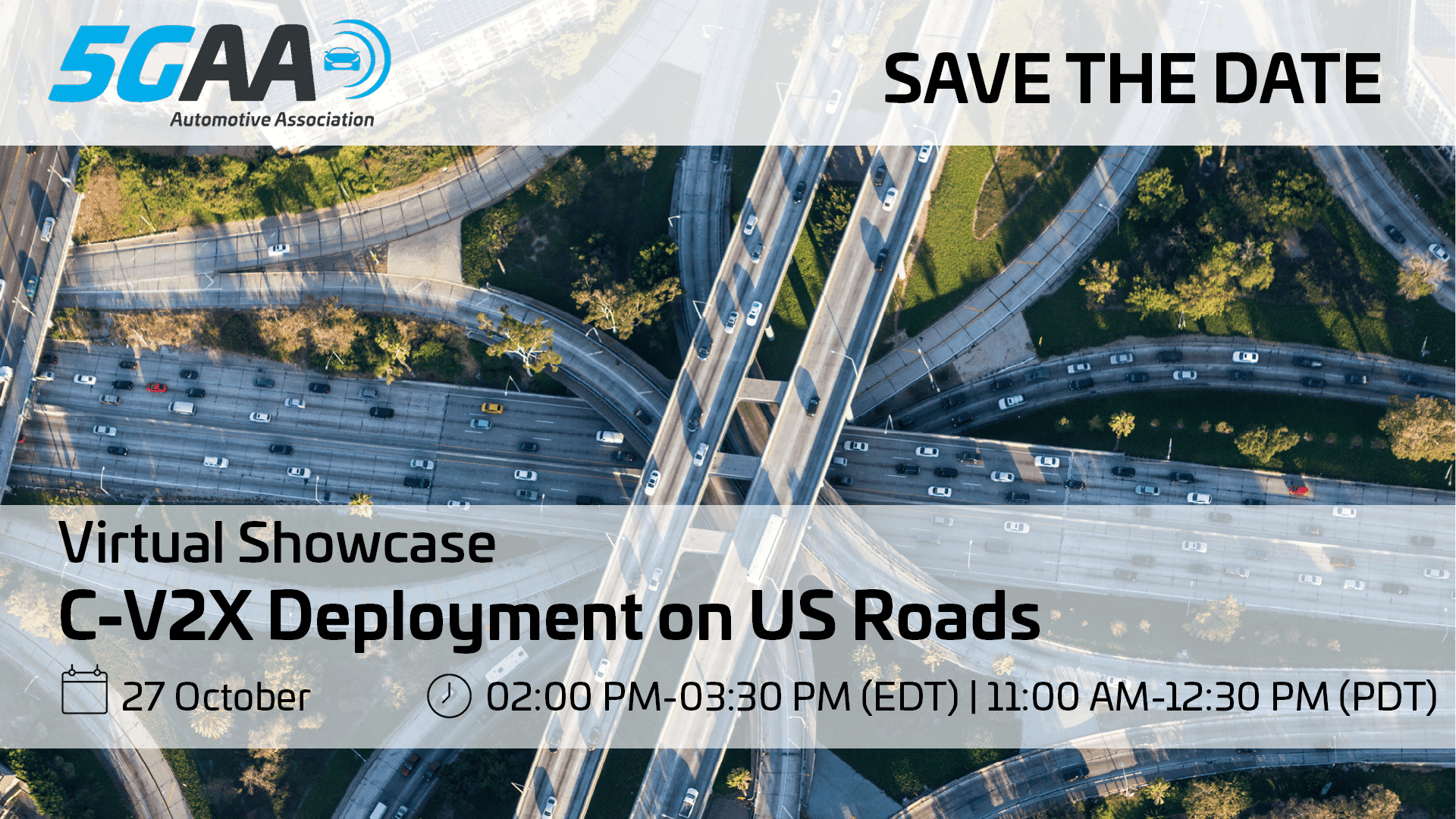 Virtual Showcase | C-V2X Deployment on US Roads - 5GAA