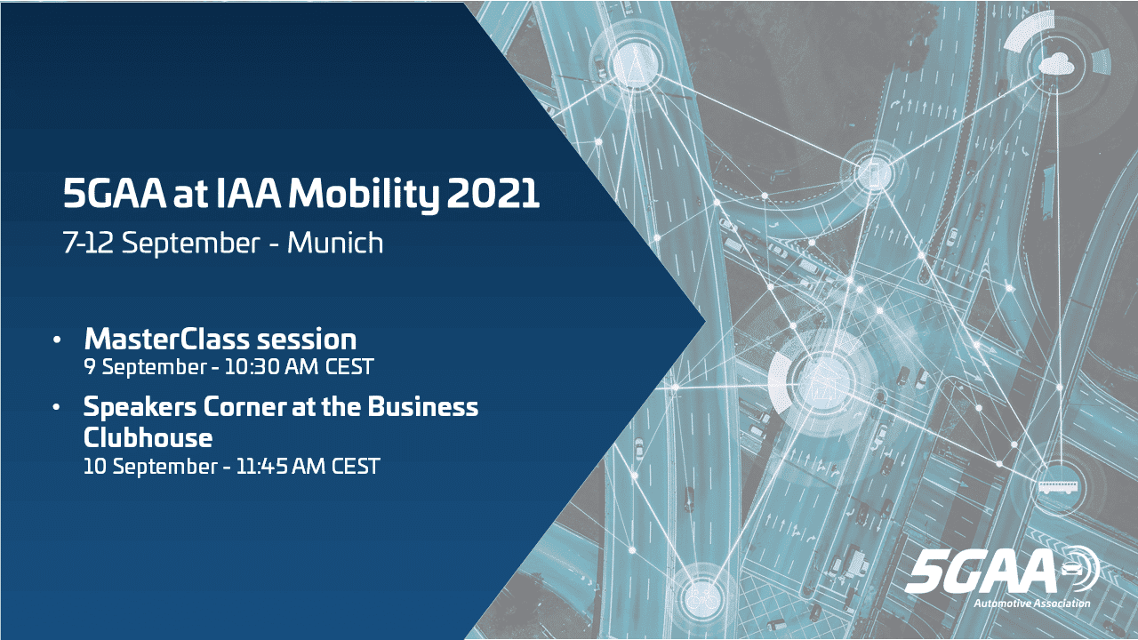 5GAA to participate in IAA Munich Mobility Conference 2021 - 5GAA