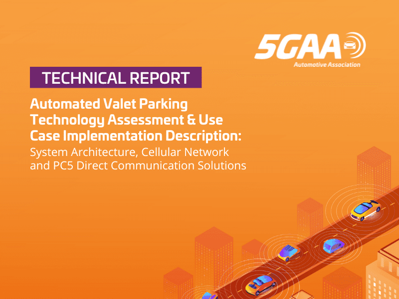 Automated Valet Parking Technology Assessment And Use Case Implementation Description 5gaa