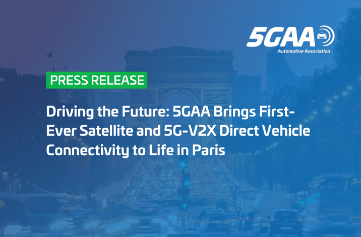 Driving the Future: 5GAA Brings First-Ever Satellite and 5G-V2X Direct ...